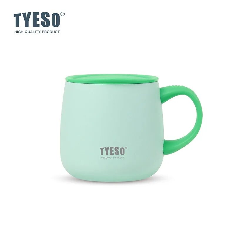 Термос TYESO 355 мл из нержавеющей стали Зеленый, Green