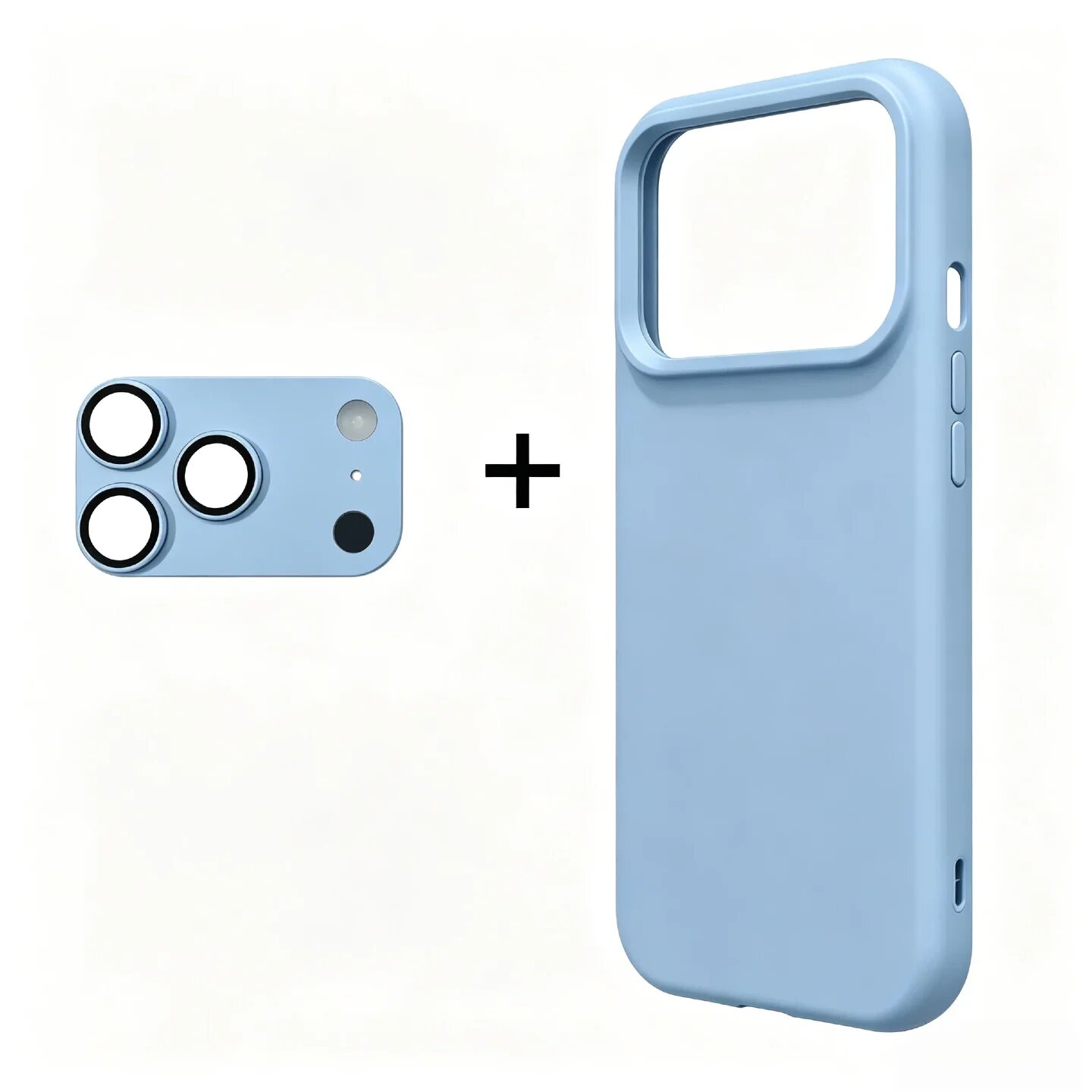 Чехол для iPhone 16 Pro Light blue
