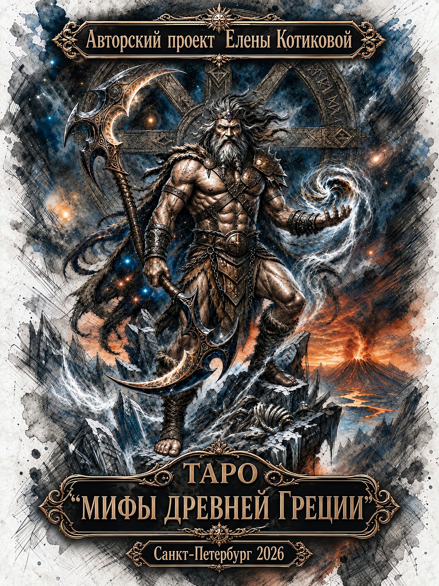 Таро "Мифы Древней Греции". Авторское таро по системе А. Уэйта. (Версия без скатерти)