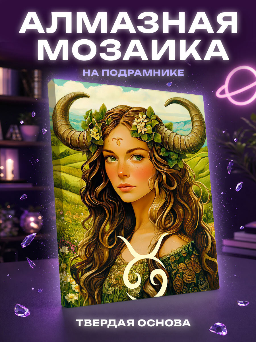 Алмазная мозаика Телец
