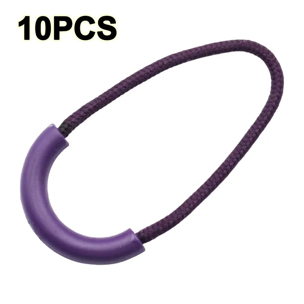 10 шт. Пластиковые крючки-пуллеры для молний Фиолетовый, Фиолетовый, Purple
