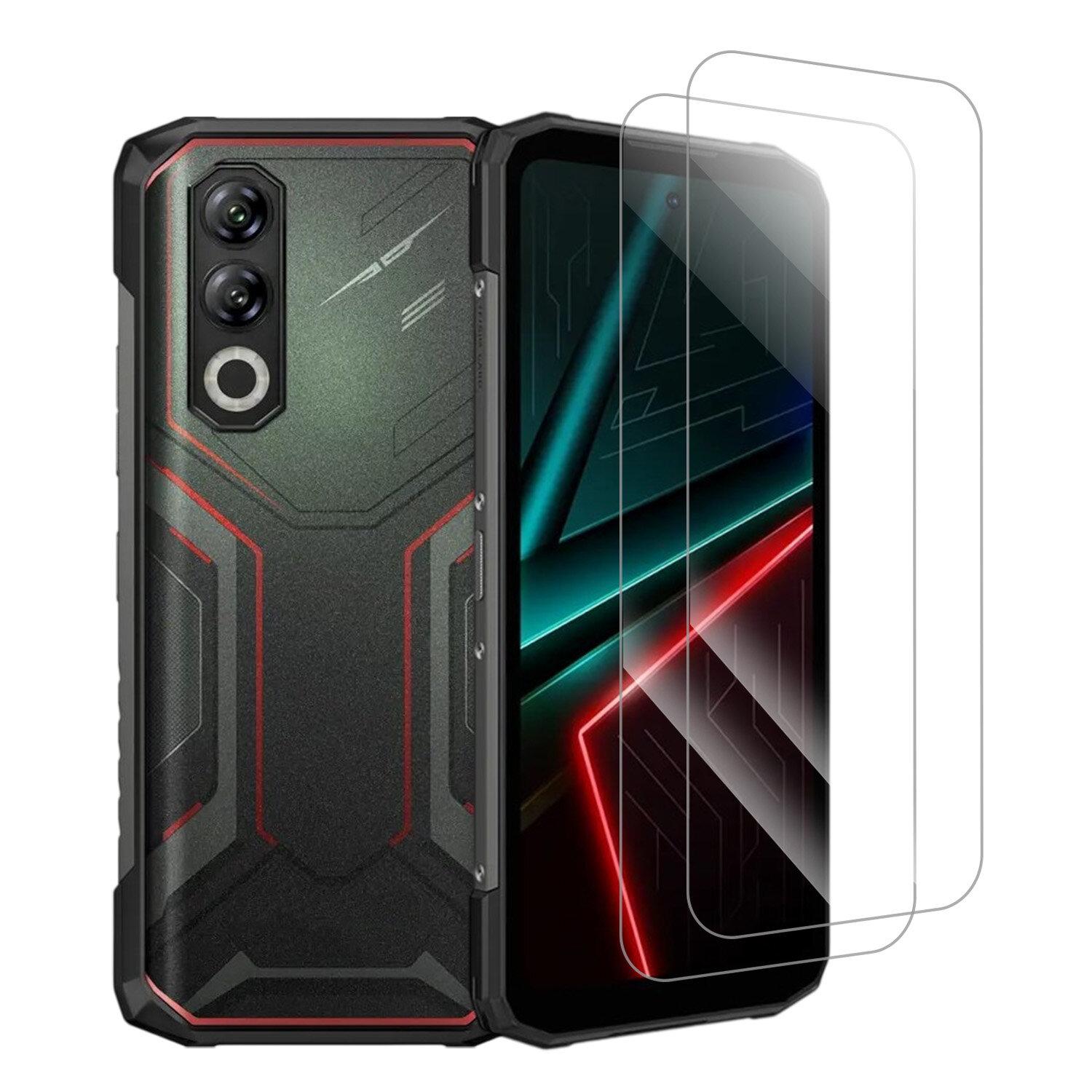 Защитное стекло для Doogee Blade 20 Plus, закаленное 9H, прозрачное, прочное, устойчивое к царапинам, высокочувствительное, 2 шт.