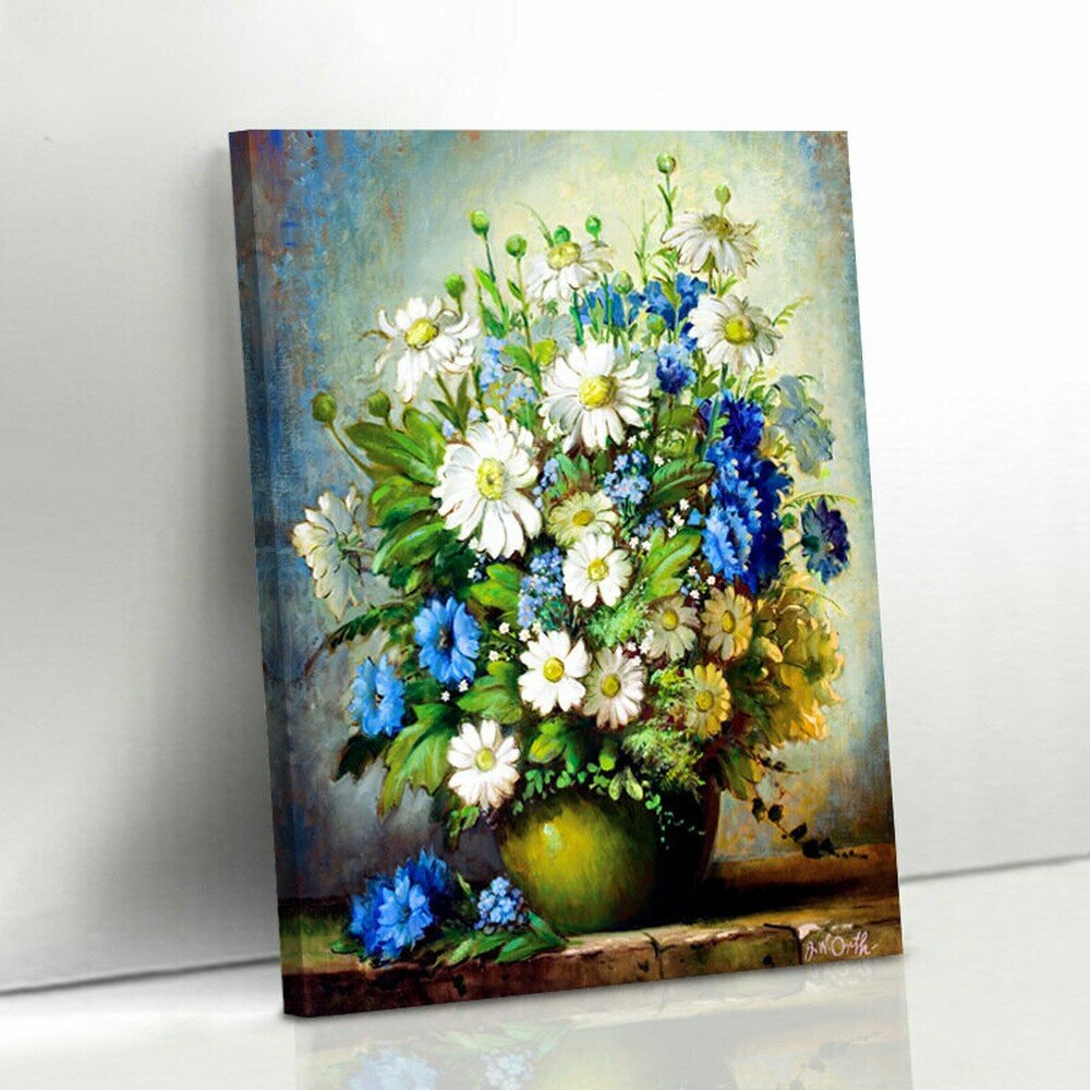 Цифровая масляная живопись (с рамкой + краски + кисти) 40x50 см