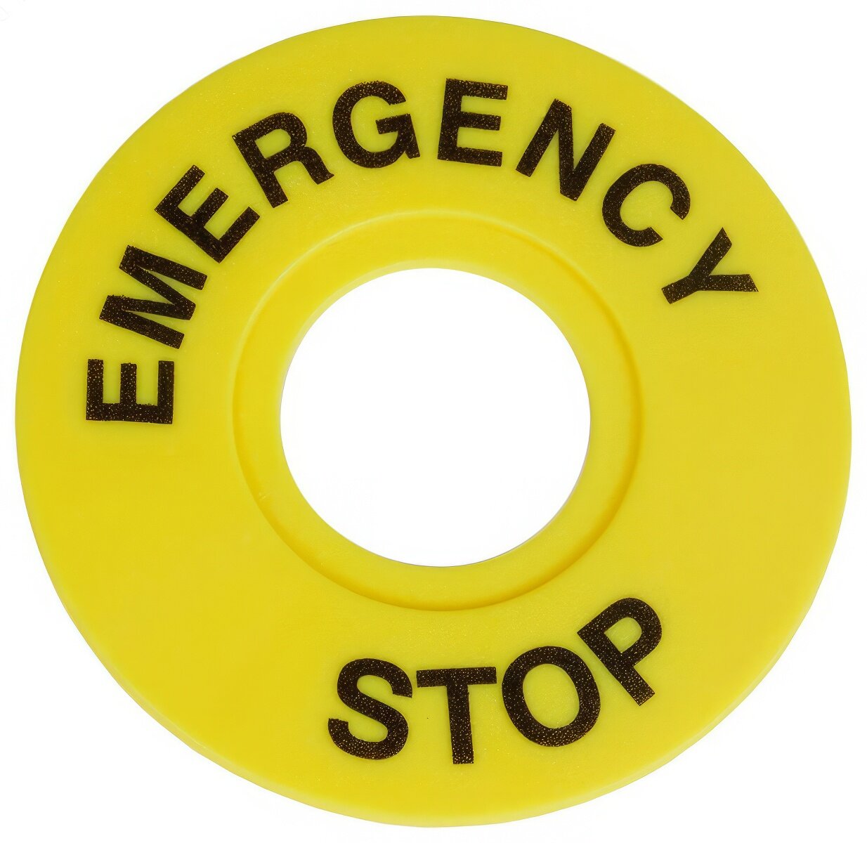Бирка 'Стоп' OptiSignal D22 A45-MH2260 круглая 60мм (EMERGENCY STOP) ZBY9320