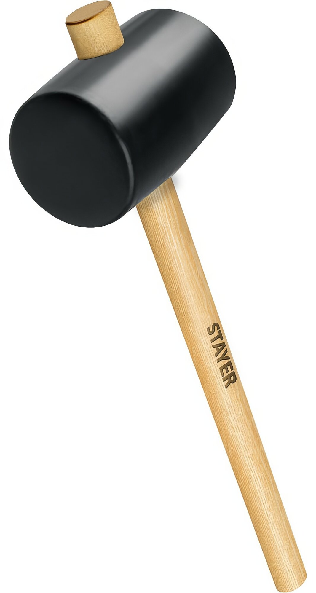 Чёрная резиновая киянка STAYER 900 г 20505-90