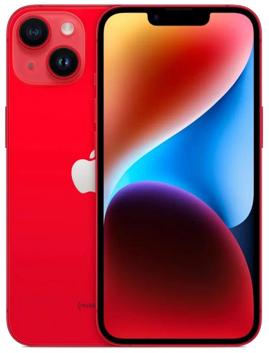 Смартфон Apple iPhone 14, 128 ГБ, Red, nano-SIM + eSIM, Индия