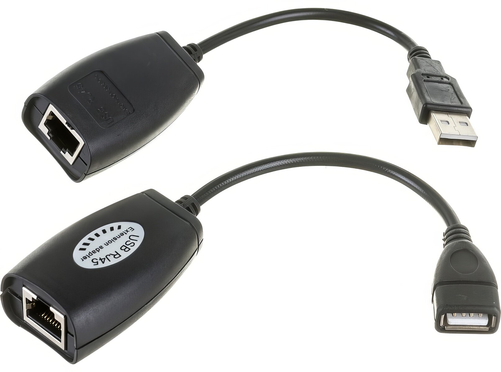 USB удлинитель REXANT по витой паре 8p8c 18-1176