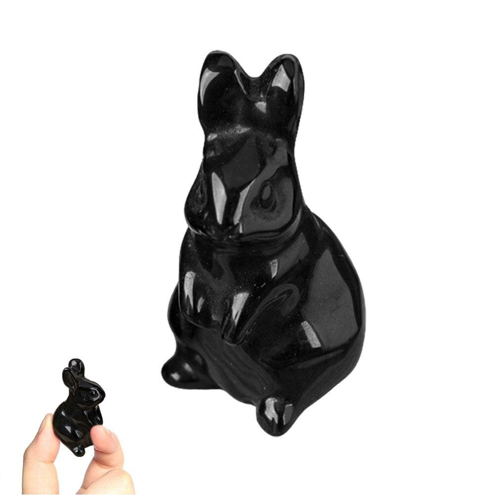 Пасхальная фигурка кролика из аметиста, 5 см