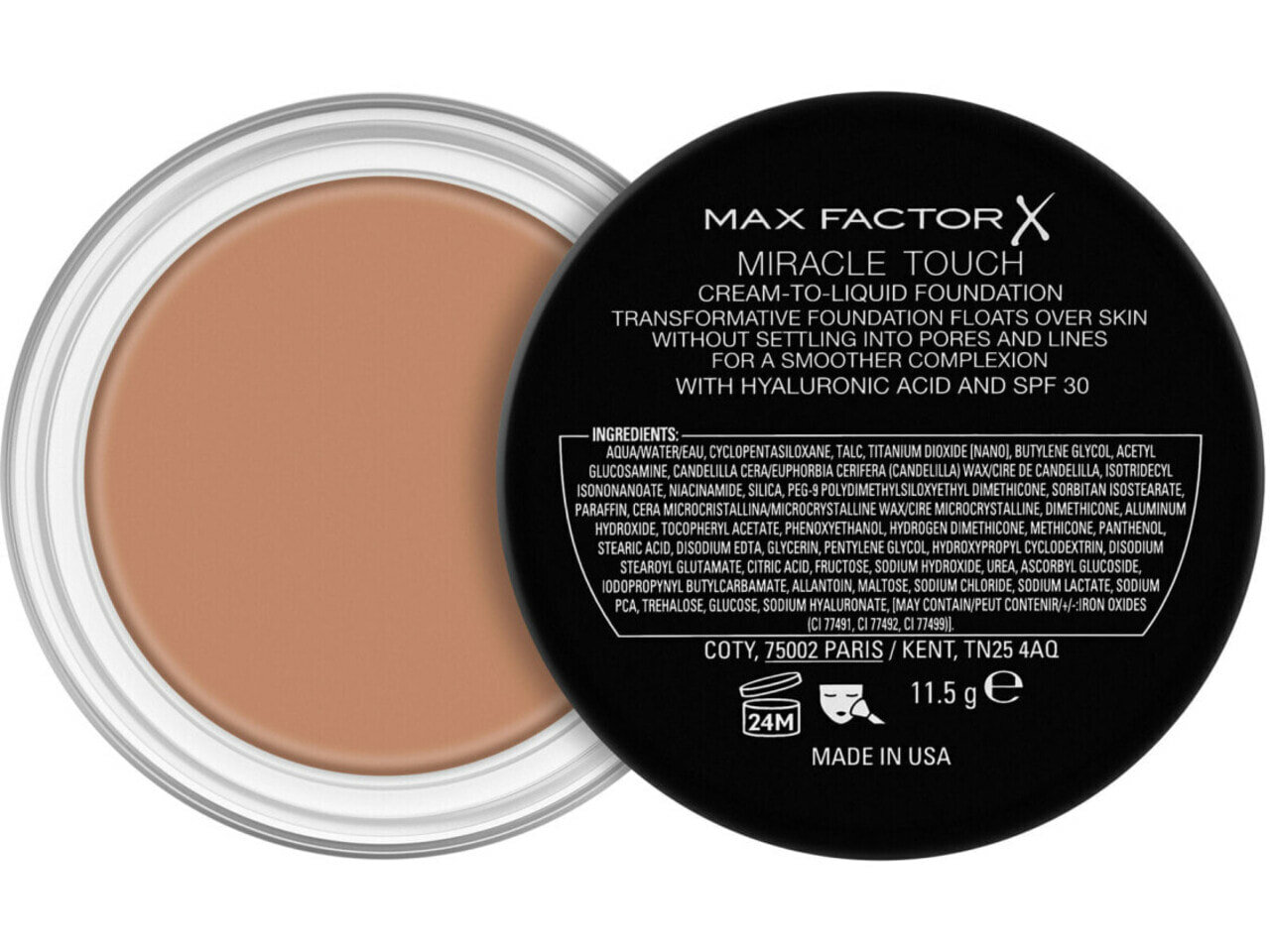 Основа Max Factor Miracle Touch Skin Perfecting Foundation SPF30 , 55 - Blushing Beige