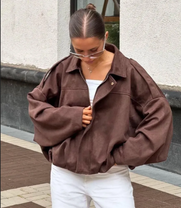 Куртка , размер 42, dark brown — фото 1