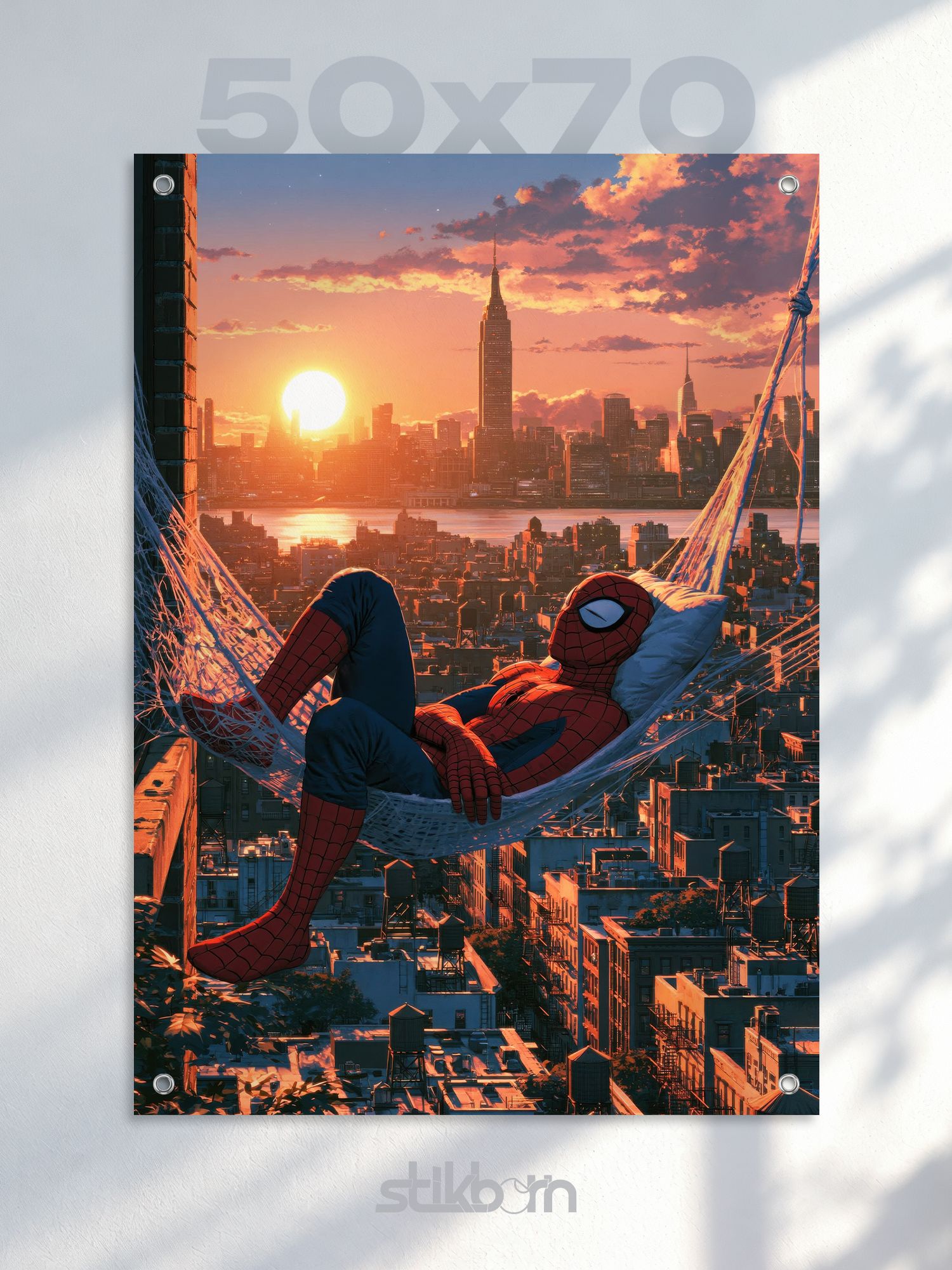 Постер на стену баннер Человек Паук, Spider Man