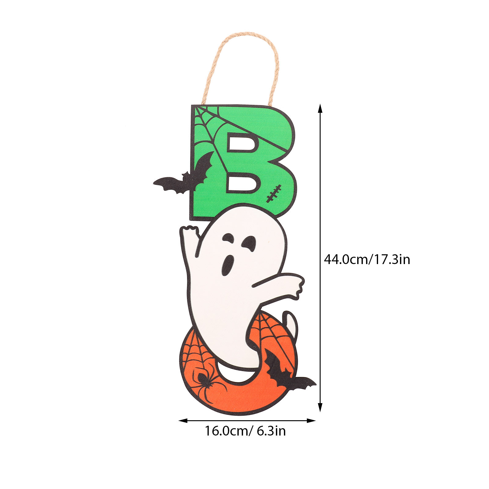 Деревянная Подвесная Табличка Для Двери Halloween С Веревкой Размер 44X16Cm