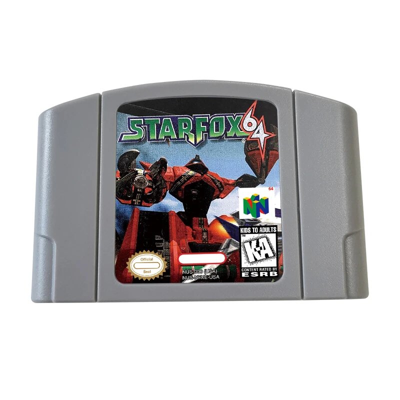 Star Fox 64 - 64-битный игровой картридж (американская версия) для игровой консоли N64