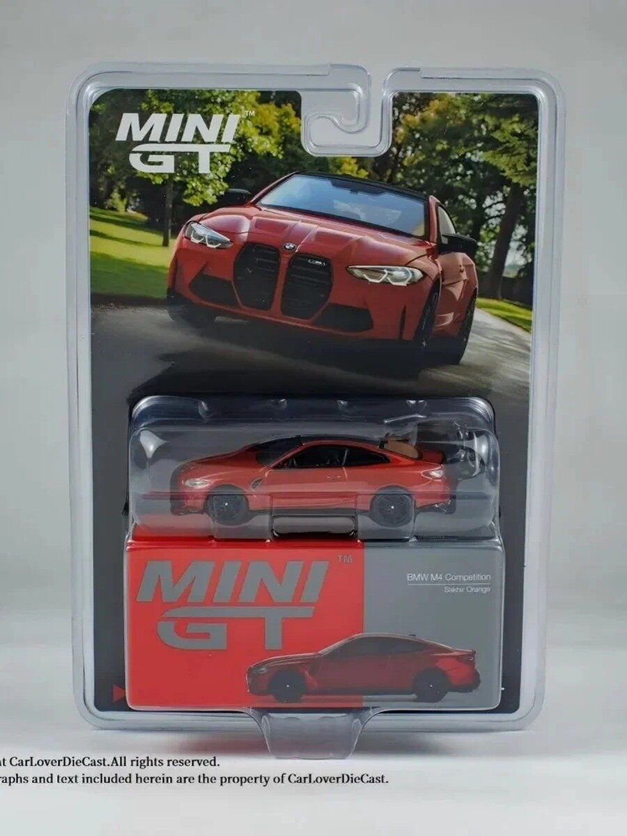 Масштабная модель 1/64 #811 M4 Competition (G82) Sahkir Orange в блистере