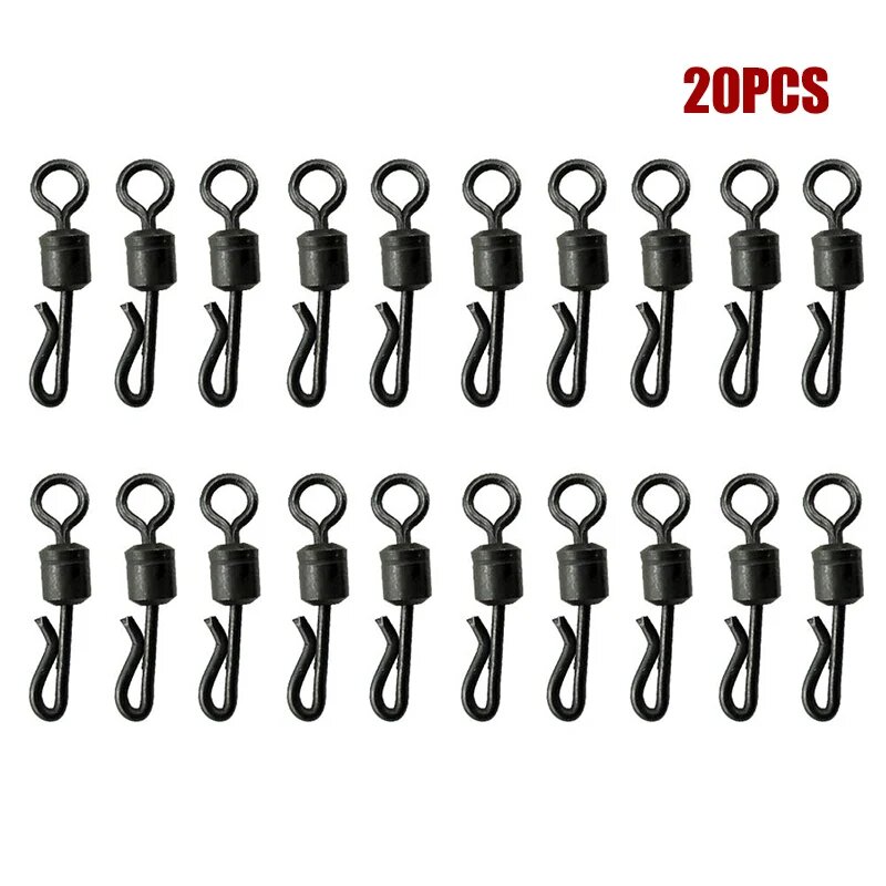 Быстросъемные вертлюги для карповой рыбалки 20/50/100 шт. 20PCS