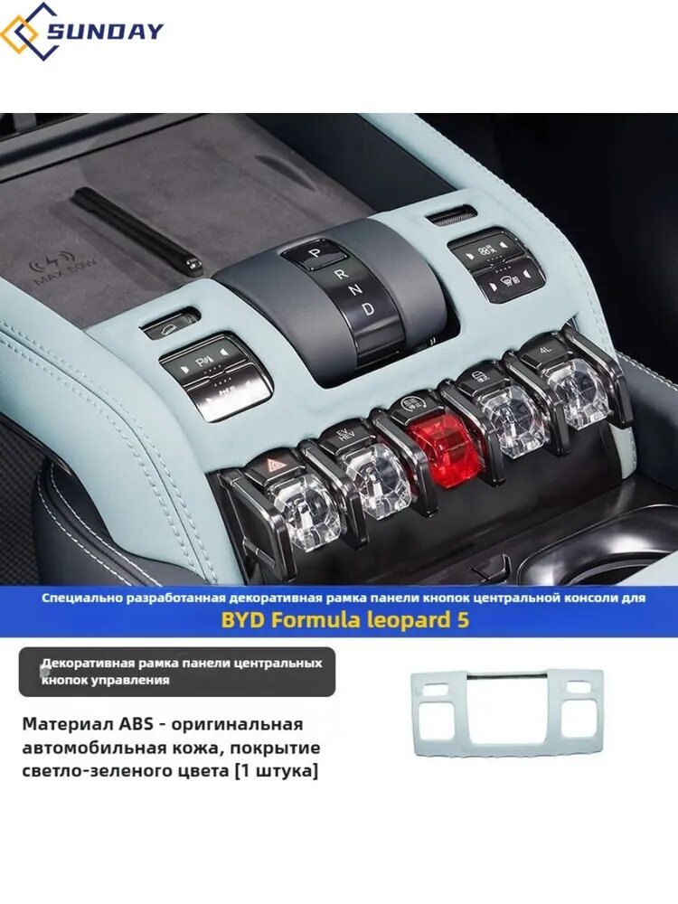 BYD Formula leopard 5 декоративная рамка центральной панели кнопок управления.