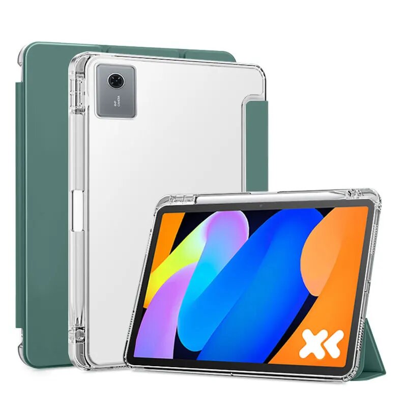Чехол для Lenovo Xiaoxin Pad 11 2025 из силикона Xiaoxin Pad 11 2025, Темно-зеленый, dark green