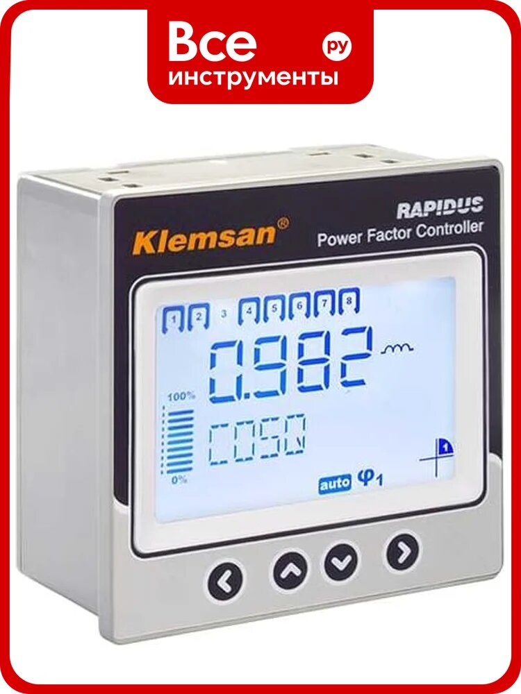 Контроллер реактивной мощности Klemsan ECO RAPIDUS 118R 0.0.0.6.06065