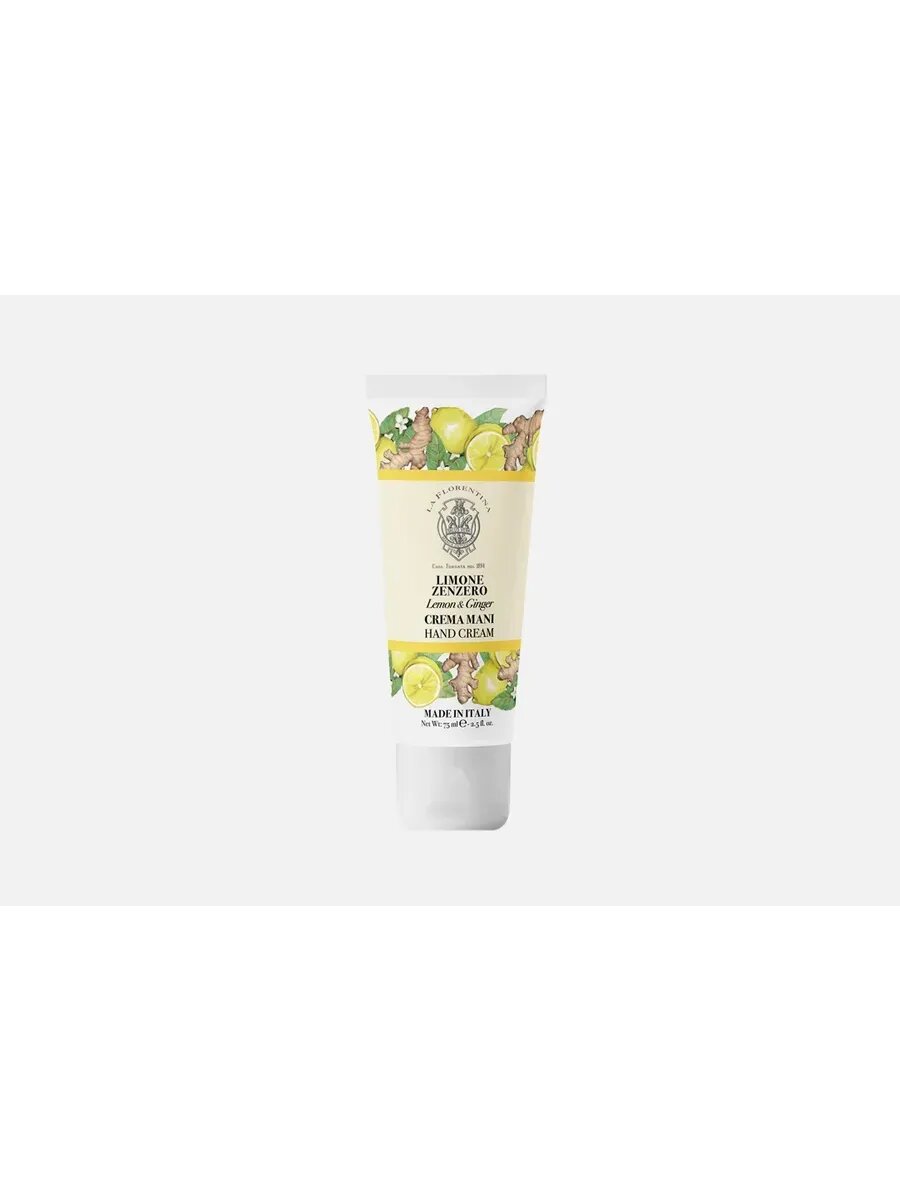 #LA FLORENTINA лимoн и имбирь Крем для рук 75мл#