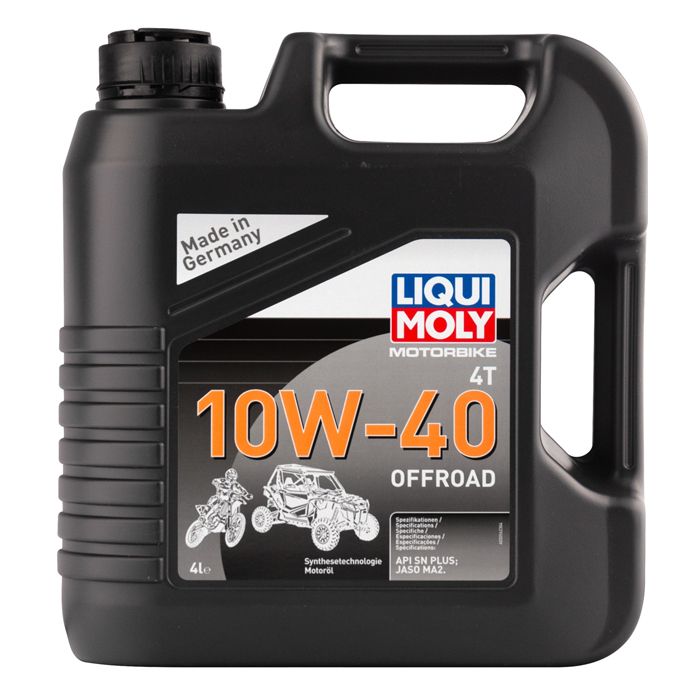 Синтетическое моторное масло Liqui Moly Motorbike 4T Offroad 10W-40, 4л