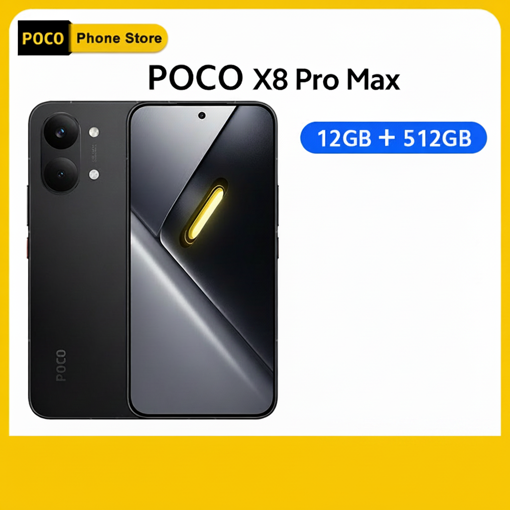 Смартфон Poco X8 Pro Max, 12/512ГБ, global