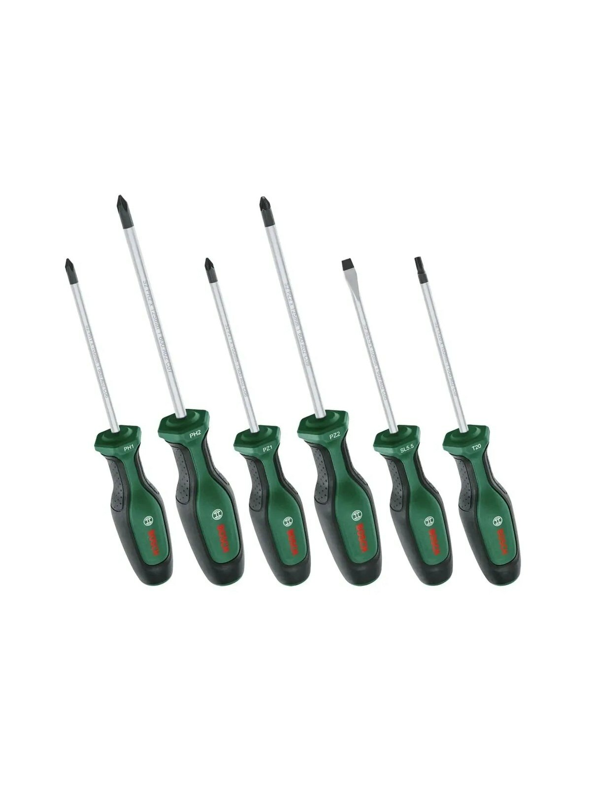 Bosch Home And Garden Premium Набор отверток(Комплект 2), 6 предметов, 1600A027PM