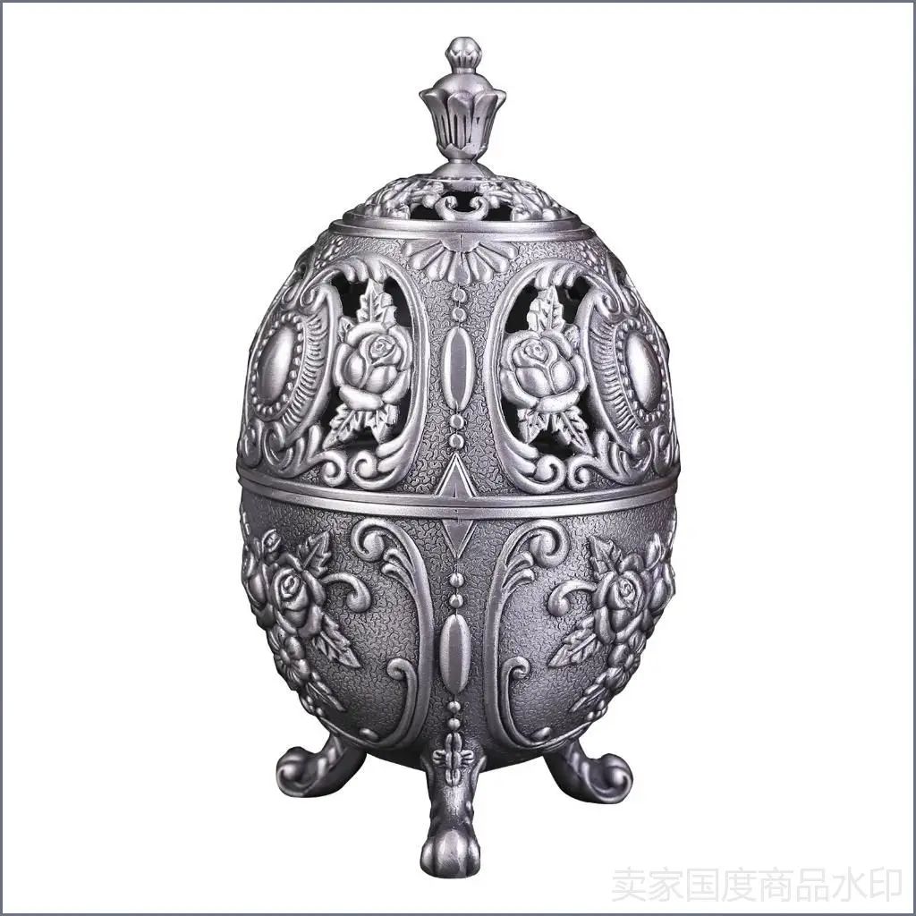 Курильница металлическая, - Старинное Оловянное Кадило