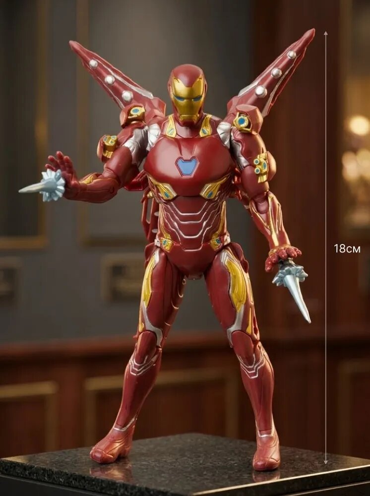 Фигурка Железный Человек Мстители: Война бесконечности / Iron man MK50 (18см, пакет) PLAYSKOOL