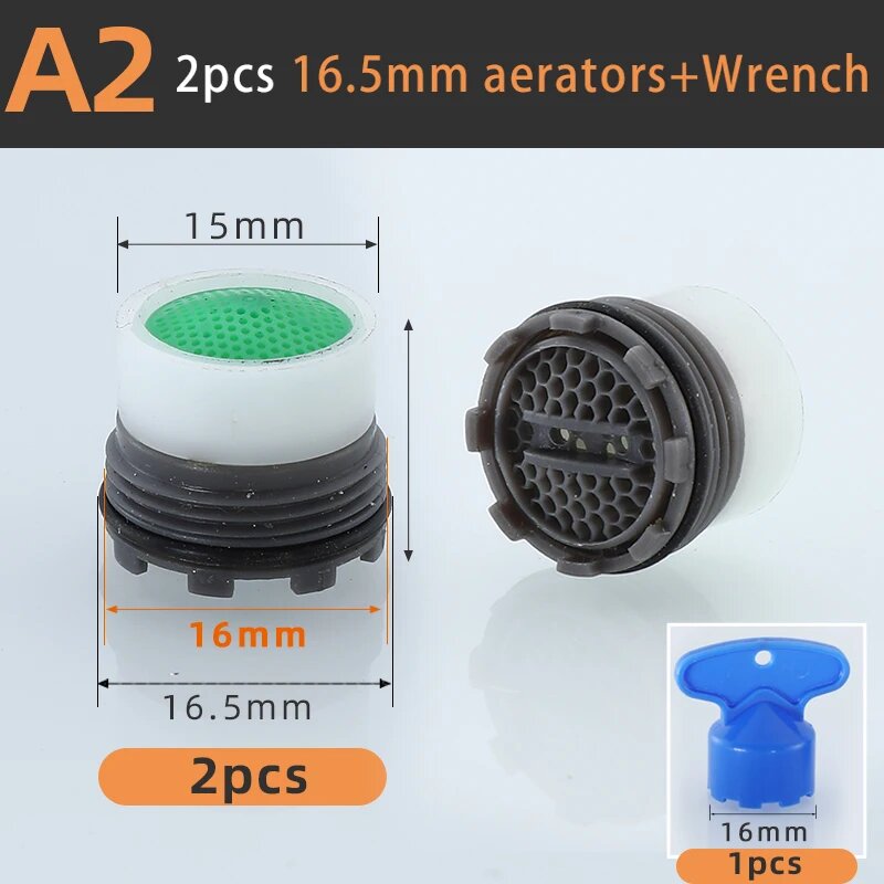 Аэратор Gnimauhz для смесителя 2pcs 16.5mm Coin wre