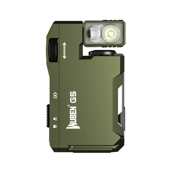 Мини-фонарь WUBEN G5 RGB, 400 лм, магнитный, аккумуляторный, IP68, для EDC и кемпинга, зеленый