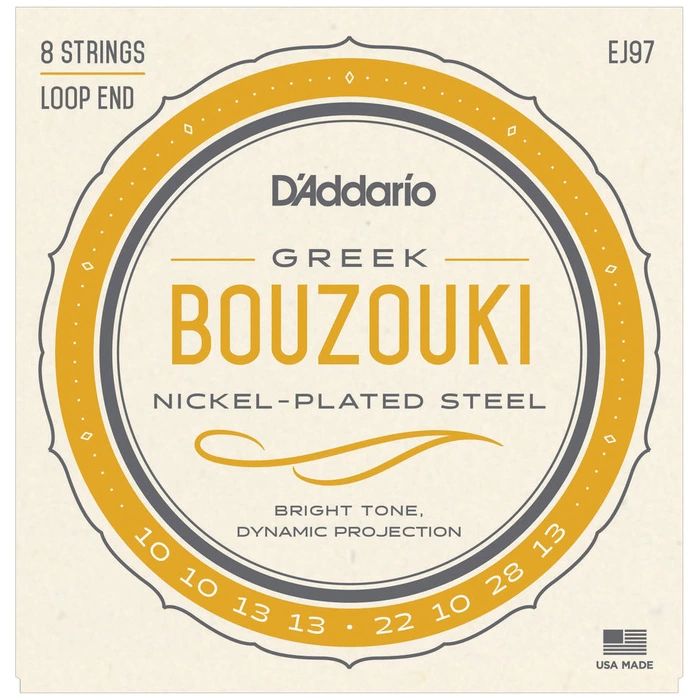 DAddario EJ97 Комплект струн для греческого бузуки 10-28
