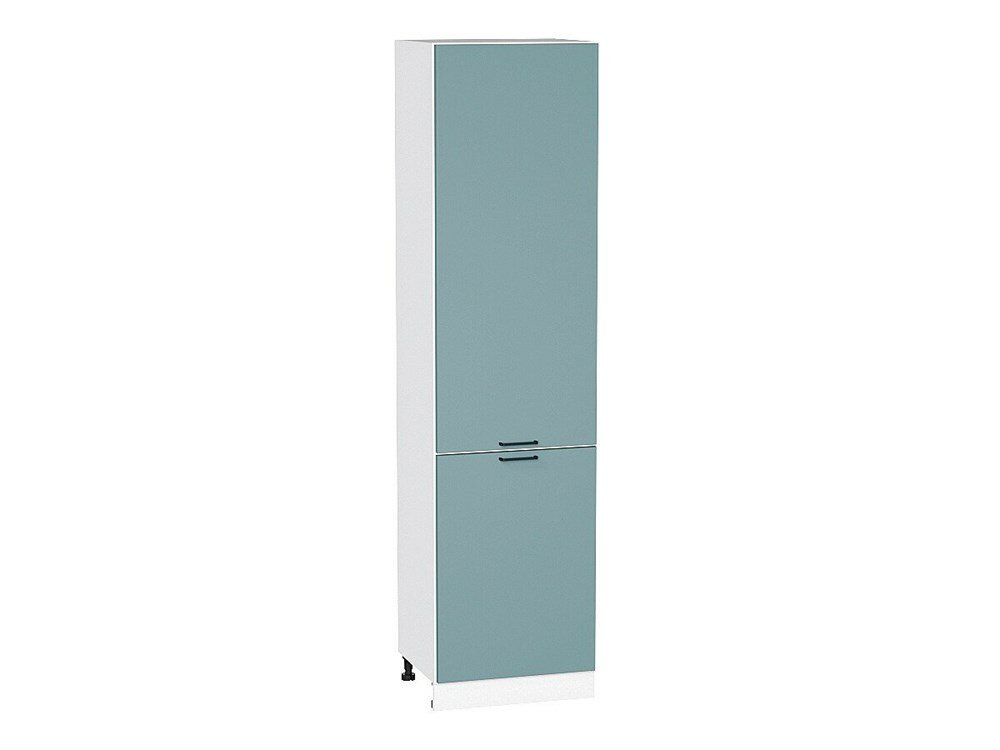 VVT Шкаф пенал с 2-мя дверцами Флэт Белый, Grey-green In 2S, 2340, 600 В*Ш*Г 2336*600*574, фасад ЛДСП Grey-green In 2S, корпус Белый Grey-green In 2S