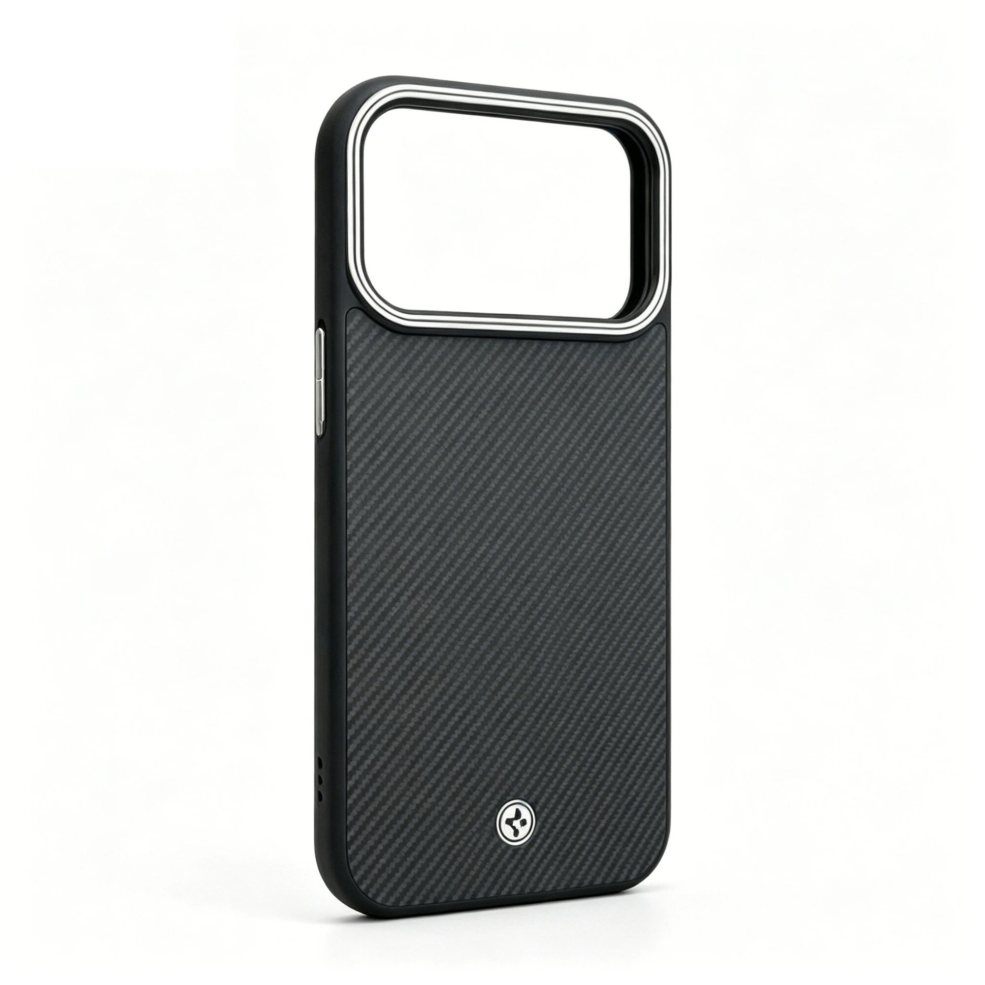 Чехол Spigen Enzo Leather MagFit iPhone17 Про Макс black