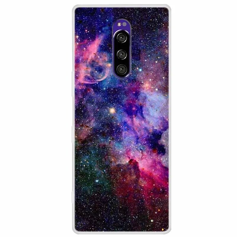 Чехол для Sony Xperia 1 прозрачный чехол с животными для Sony Xperia1 XZ4 SO-03L SOV40 J8110 J9150 J8170 чехлы для телефонов