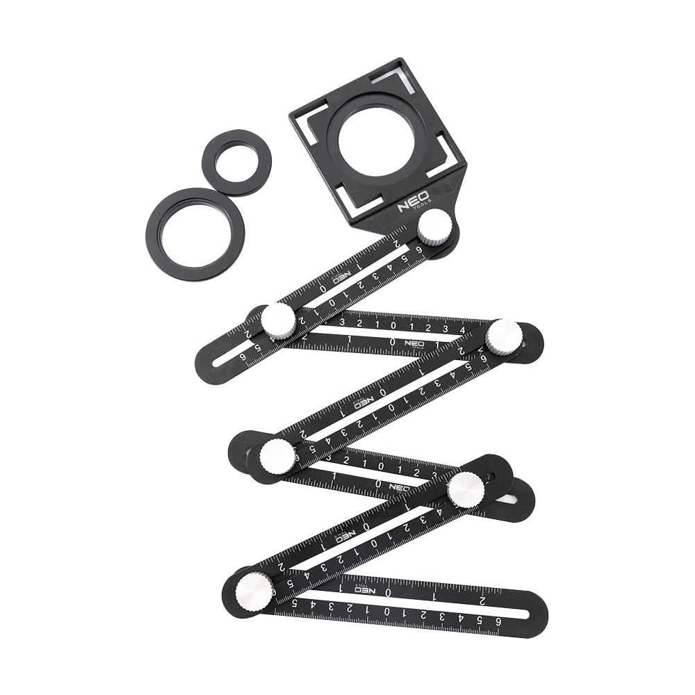 Линейка угловая NEO TOOLS 6 рычагов 72-351