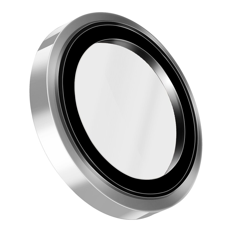 Uniq стекло для камеры iPhone 18 Pro/18 Pro Max, OPTIX Camera Lens PRIME Sapphire Stainless steel, Silver