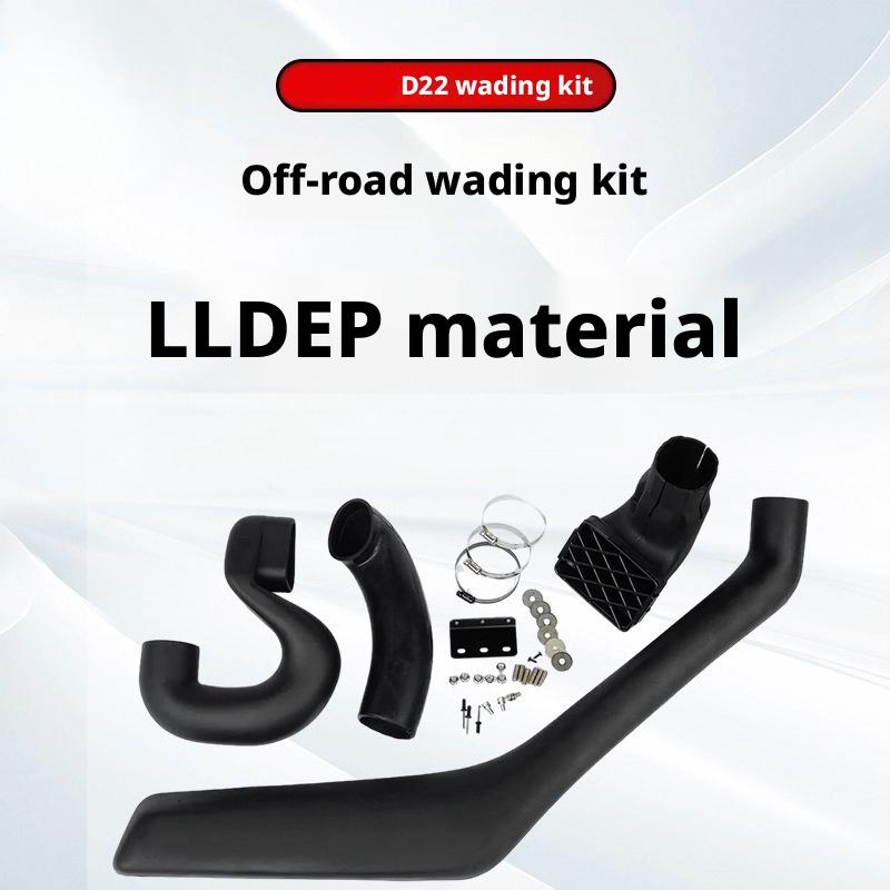 LLDPE Off-Road Snorkel Kit для Nissan D22 (Цвет: Черный)