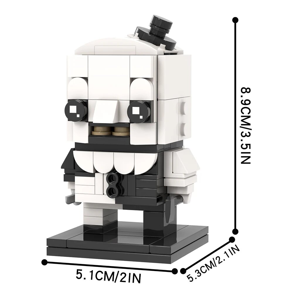 MOOXИ набор строительных блоков Джокер Белый, MOC7338