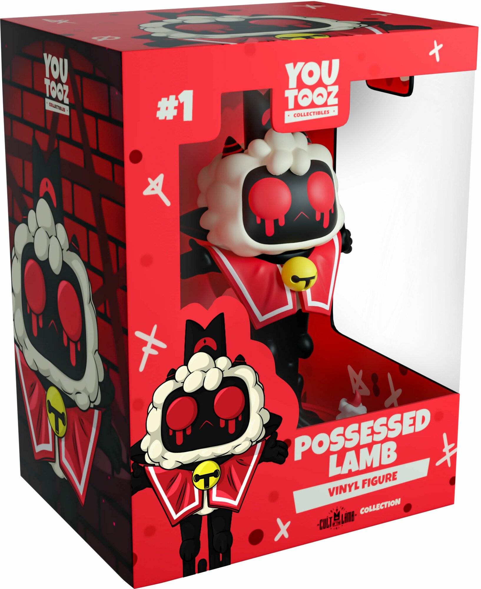 Youtooz Коллекционная фигурка "Cult of the Lamb", Possessed Lamb, 13.72cm