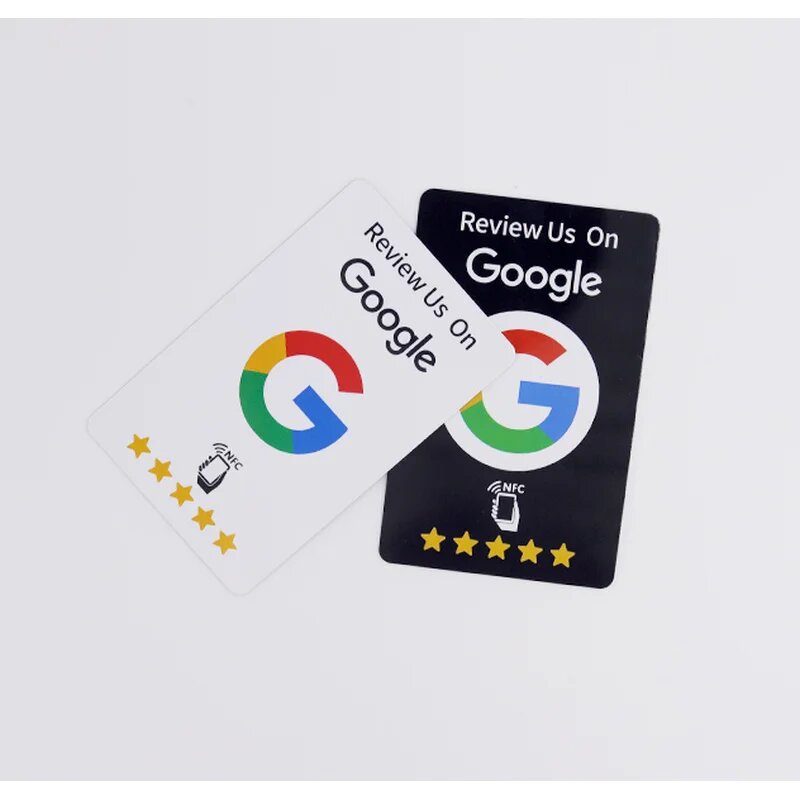 Набор из 100 премиальных черных NFC-карт NTAG215 для отзывов Google 10PCS