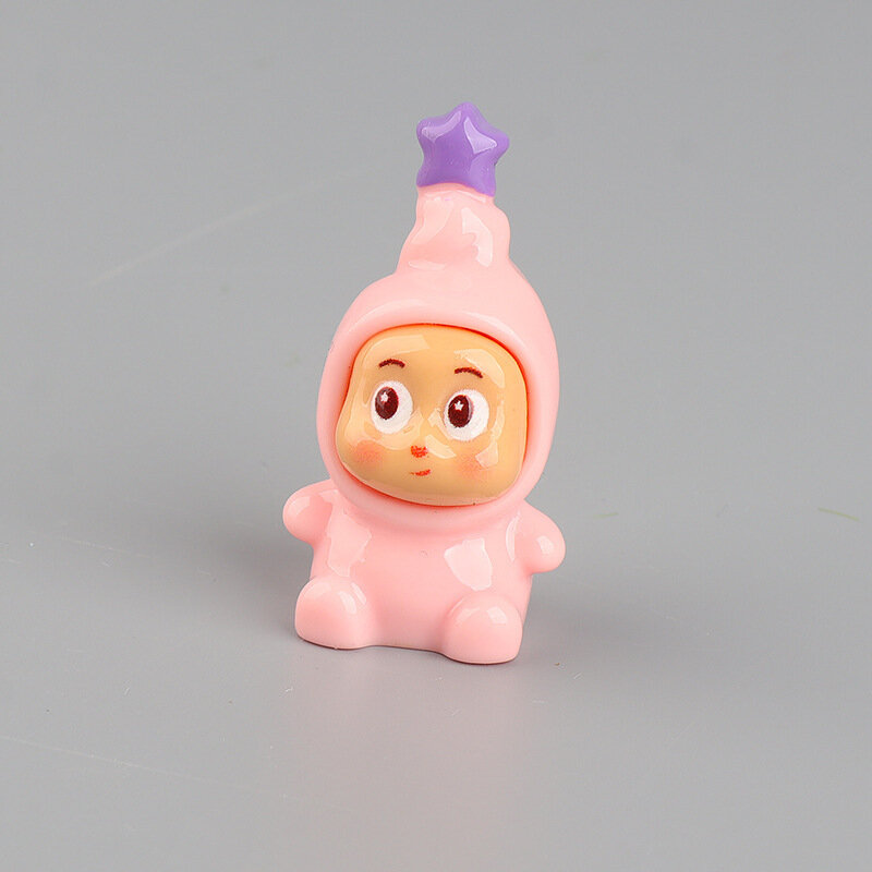 1шт Смоляная милая 3D фигурка животного и звезды подвеска для брелока розовый цвет с скотчем