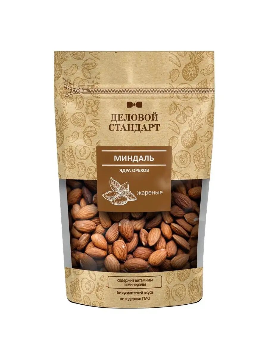 Миндаль Деловой Стандарт жареный, 200г