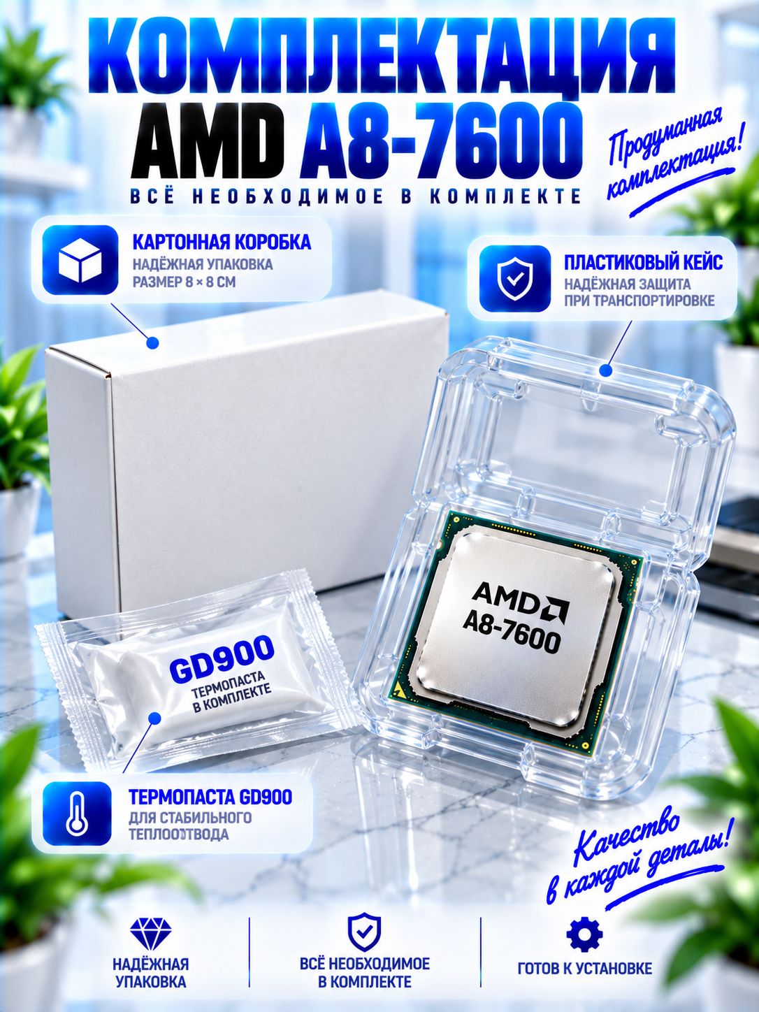 Процессор AMD A8-7600 — фото 1
