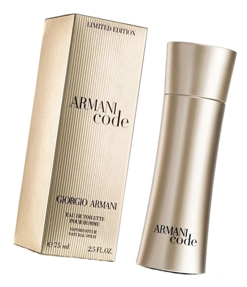 Мужской парфюм Giorgio Armani Armani Code Golden Edition For Men, туалетная вода 75 мл