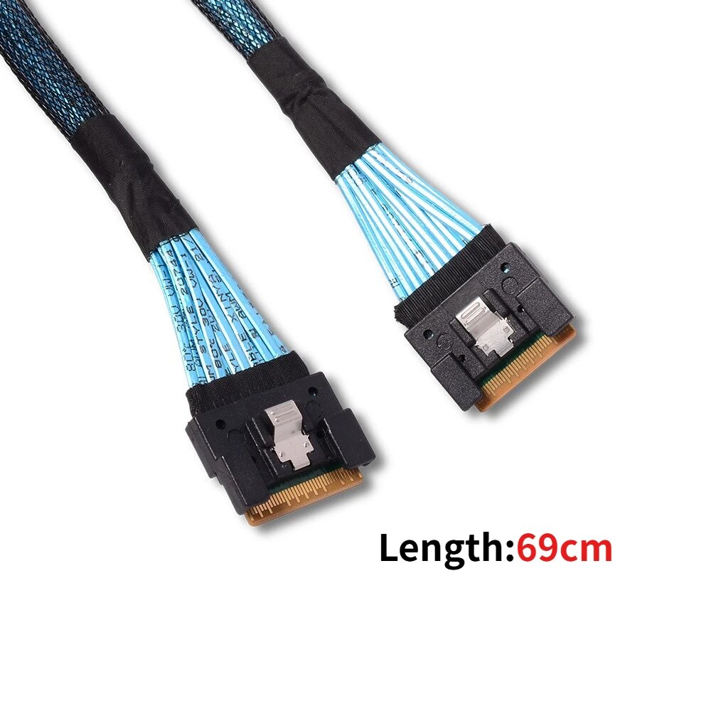 ADT-Link PCIe 4.0 X16 к SlimSAS SFF-8654 8i Райзер
