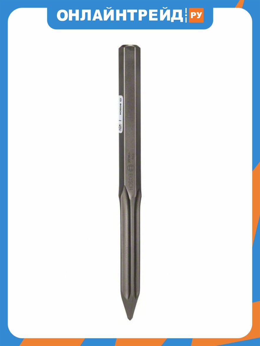 Зубило пиковое Bosch HEX-28 400мм