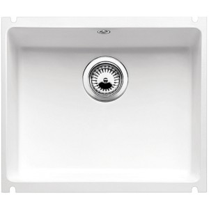 Кухонная мойка Blanco SUBLINE 500-U 523733 глянцевый белый