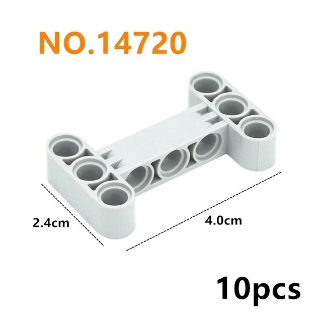 Леду пластиковые детали для конструкторов 14720-10pcs