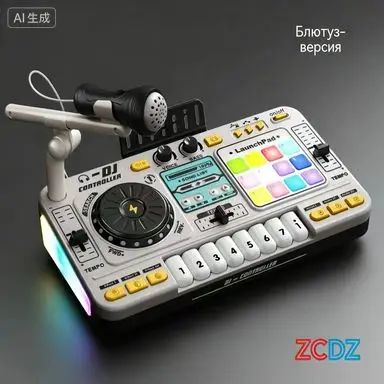 Детская мультифункциональная игрушка-DJ-машина для микширования