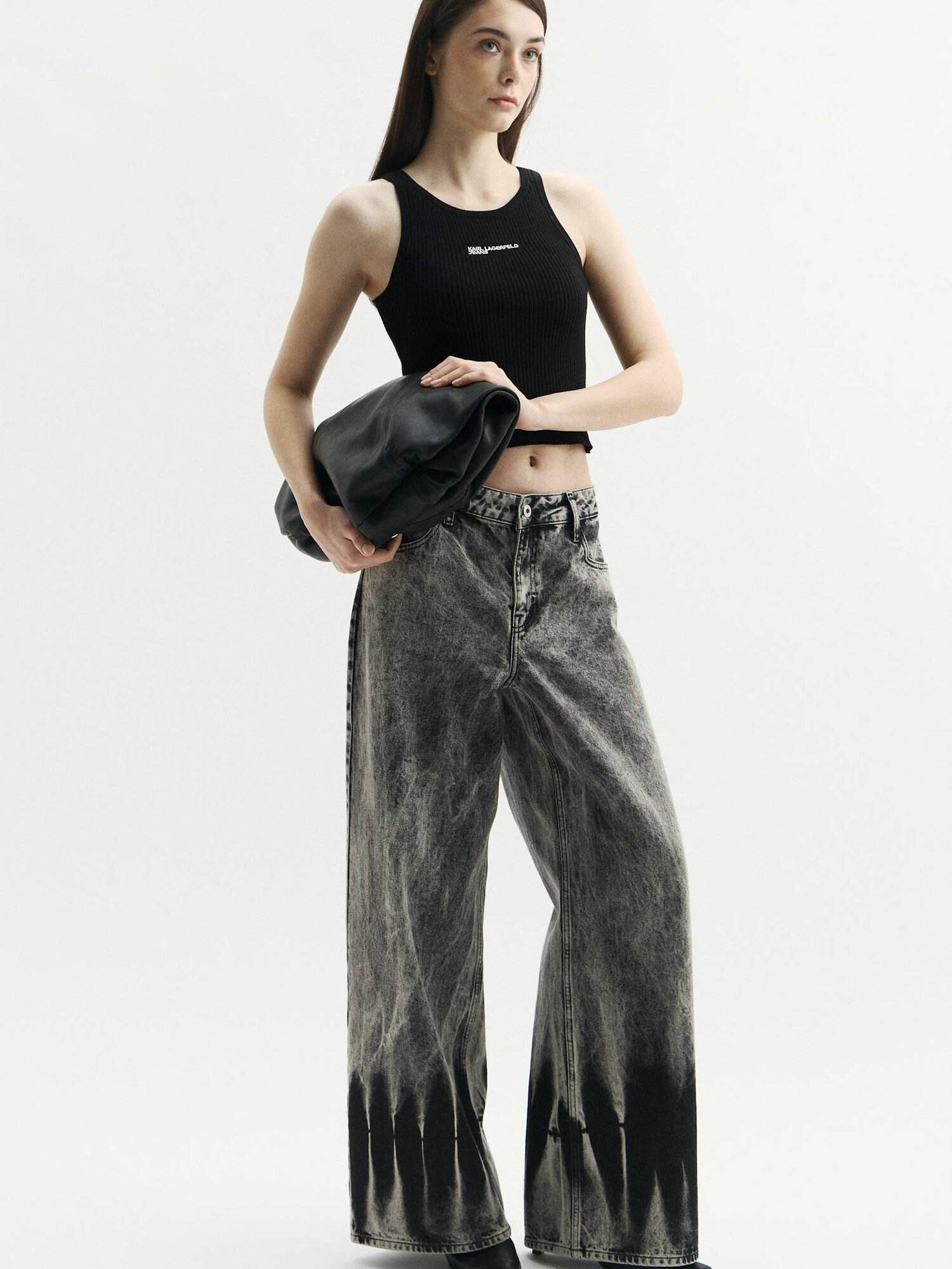 Футболка KARL LAGERFELD JEANS, размер M, черный — фото 1